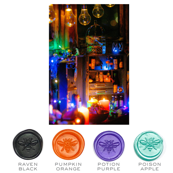 Halloween Design Stamp & Spellbound Colorway Sealing Wax Set ...