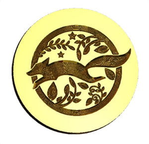 Leaping Forest Fox Wax Seal Stamp – LetterSeals.com